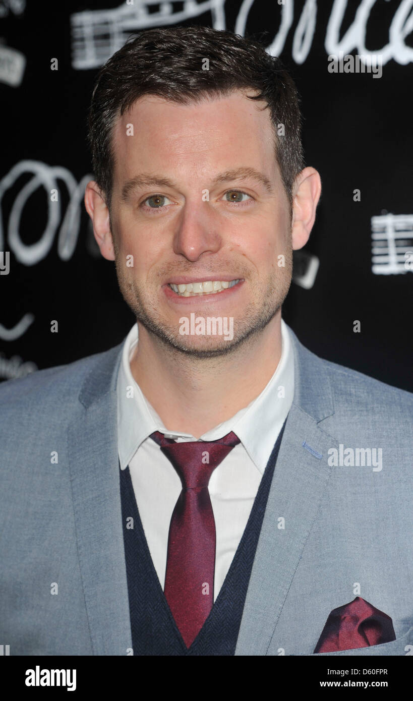 Matt Baker the press night for new musical 'Once' at Phoenix Theatre ...