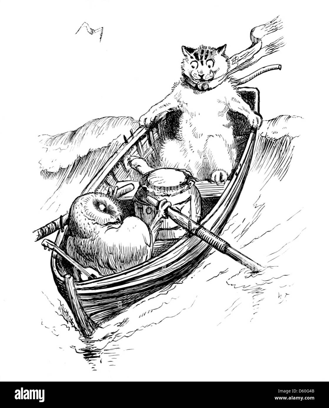 Edward lear cat hi-res stock photography and images - Alamy