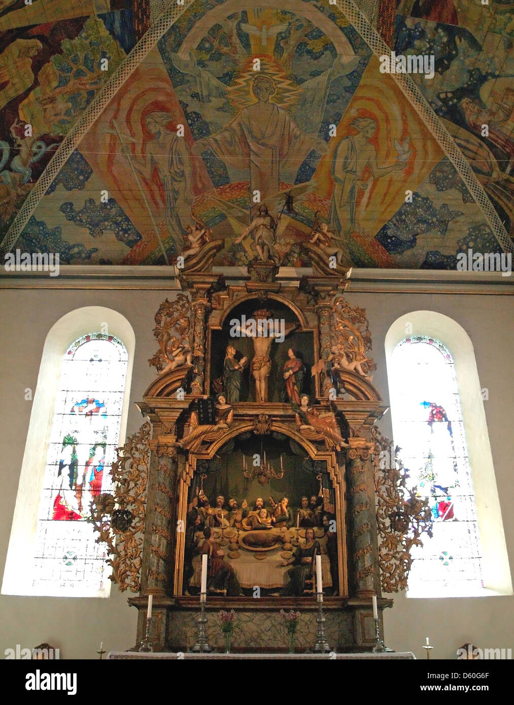 Oslo cathedral interior hi-res stock photography and images - Alamy