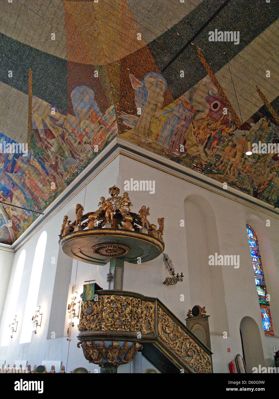 Oslo cathedral interior hi-res stock photography and images - Alamy