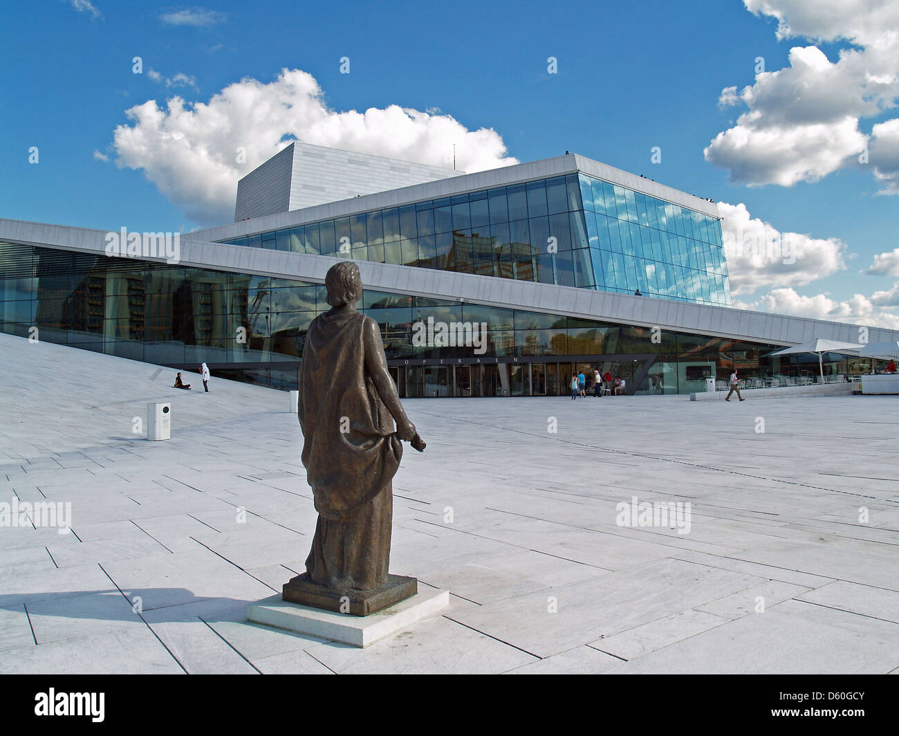 Oslo opera house roof hi-res stock photography and images - Alamy