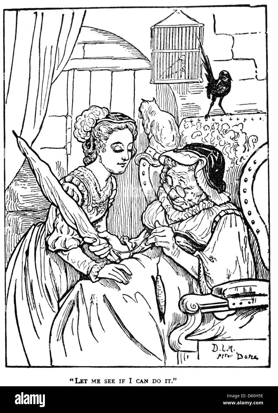 Mother goose illustration hi-res stock photography and images - Alamy