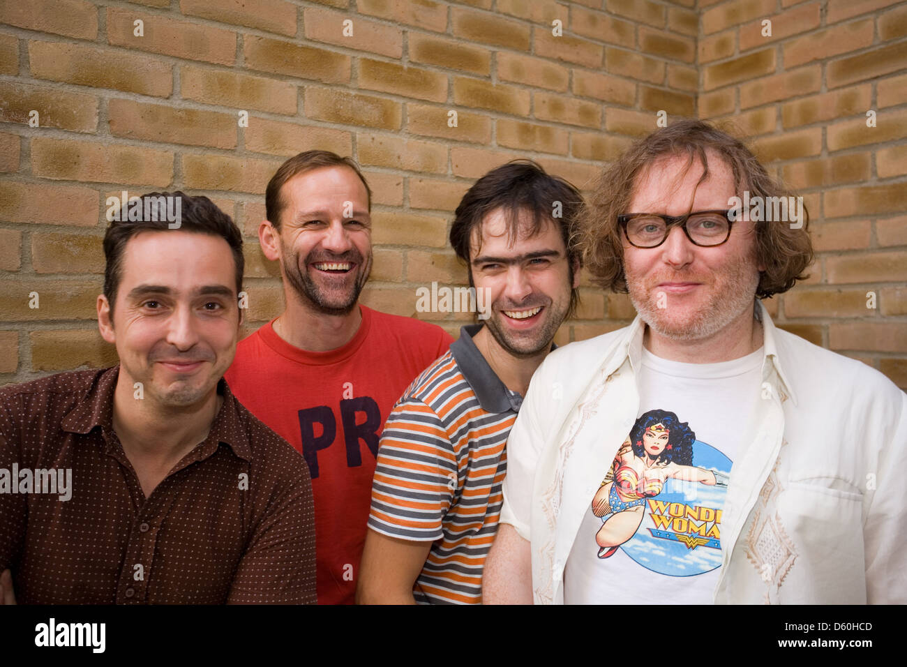 Cud, English indie band photographed in Old Street , London, England ...
