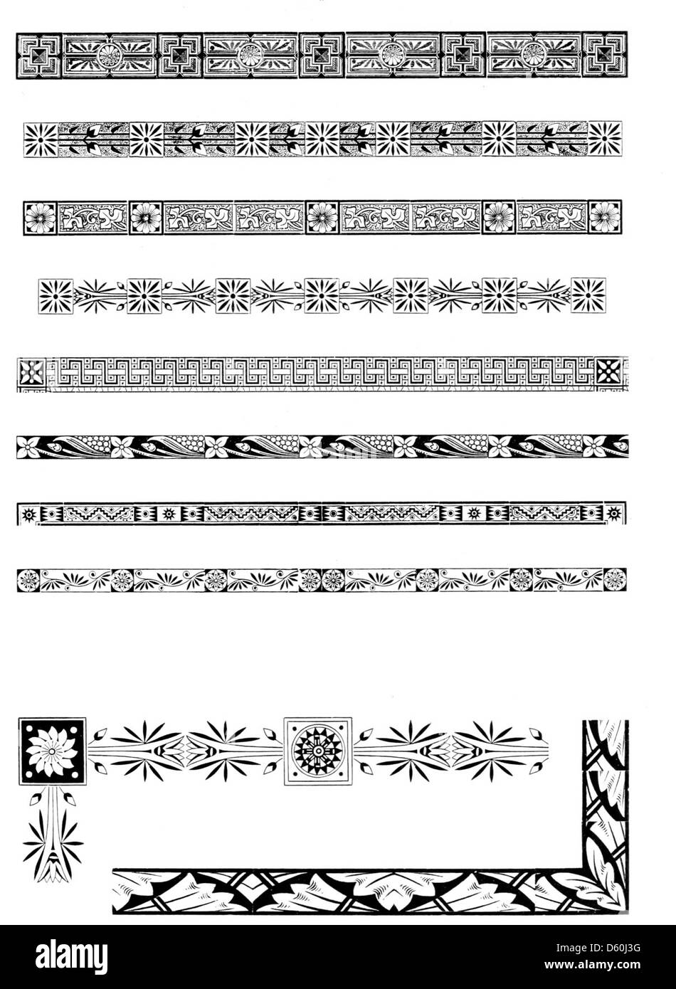 A 1900 catalogue showcasing type specimens, borders, and ornamental ...