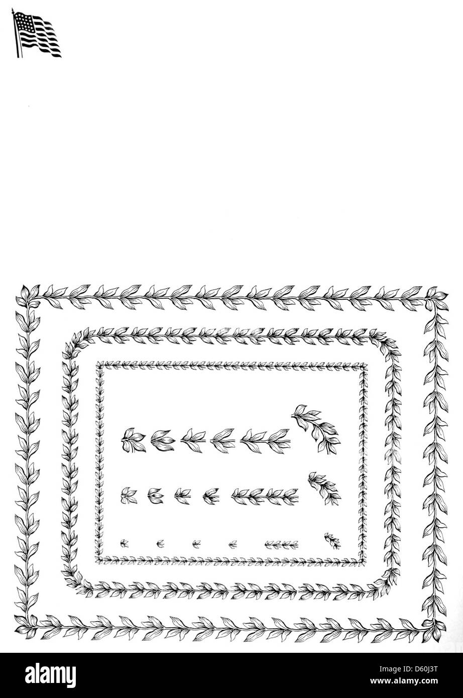 A 1900 catalogue showcasing various type specimens, borders, and ...