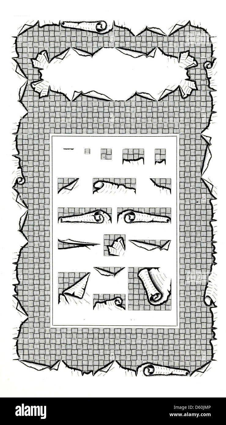 A 1897 catalogue showcasing various specimens of printing types ...