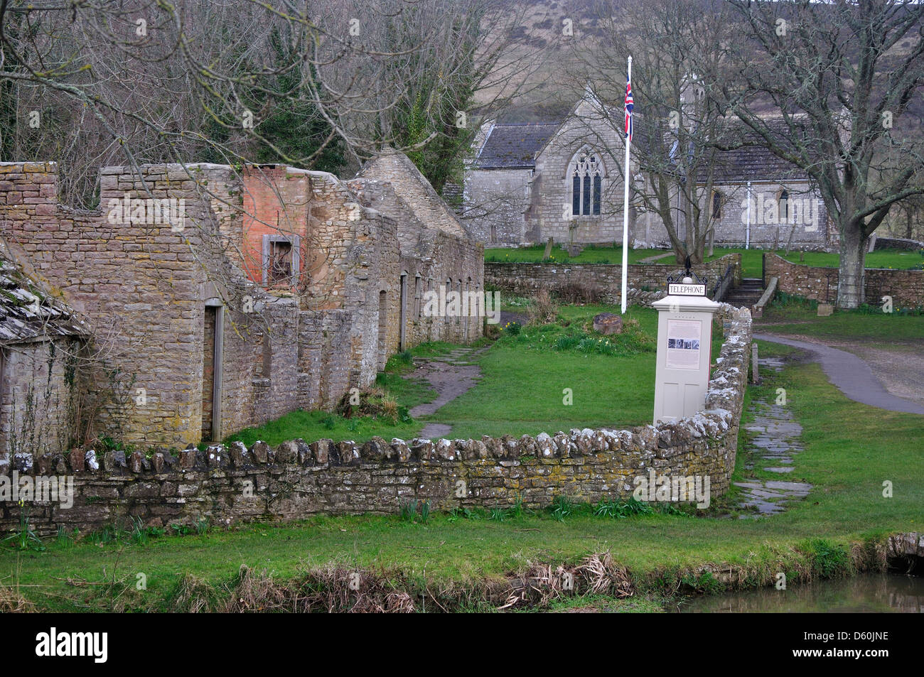 A view of the deserted village of Tyneham, Dorset Stock Photo - Alamy
