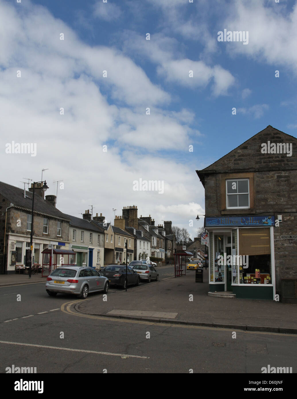 Dollar street scene Scotland March 2013 Stock Photo - Alamy