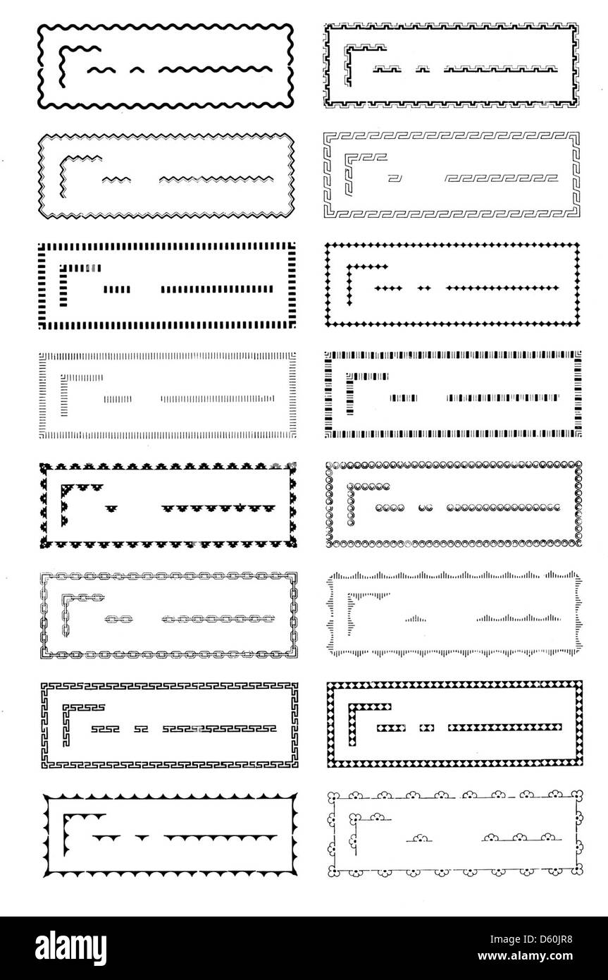 This 1897 catalog from the printing industry showcases various type ...