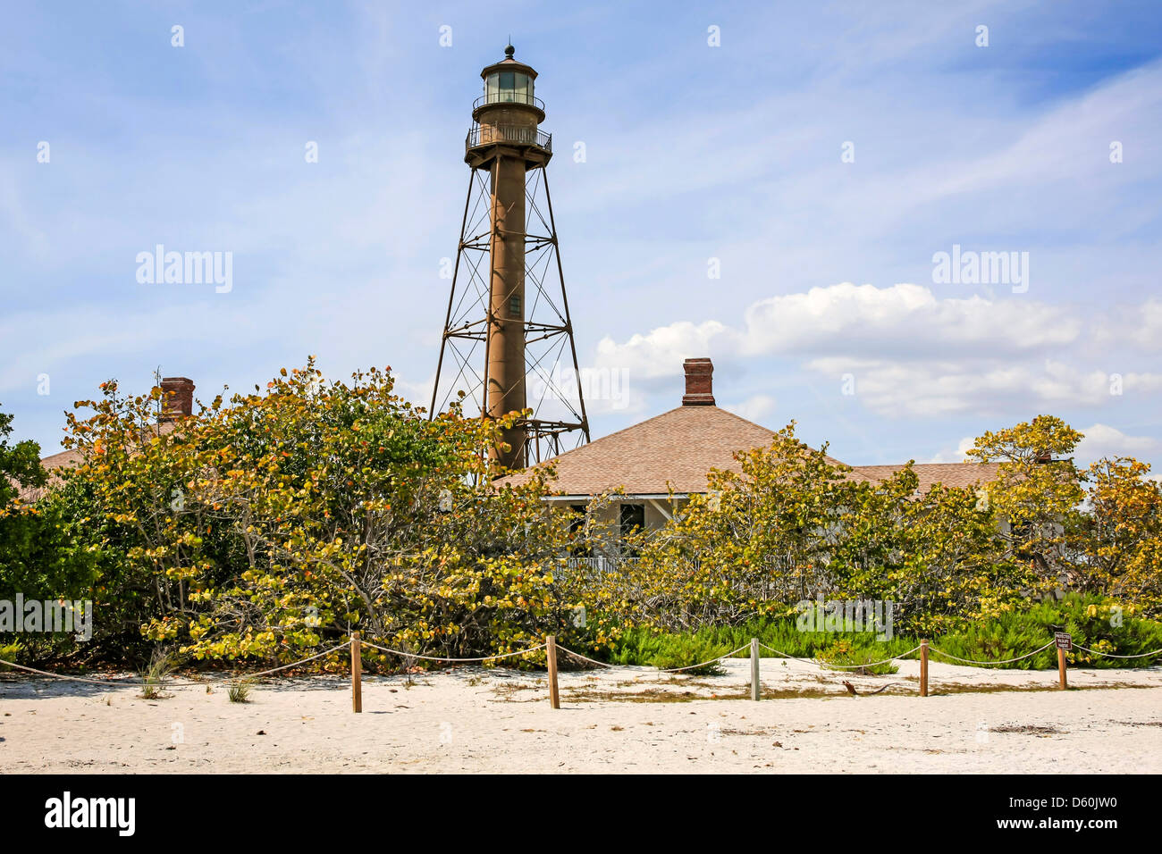 Sanibel Island Lighthouse nr Fort Myers in Florida Stock Photo - Alamy