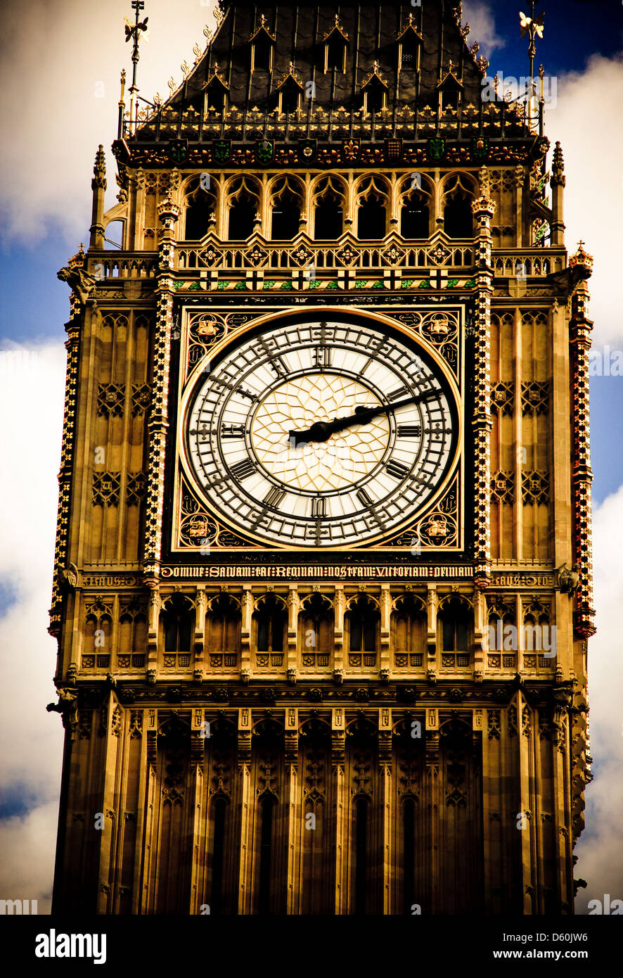 BIg Ben and Elizabeth Tower Westminster London Stock Photo - Alamy