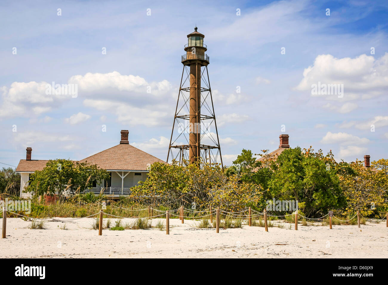 Sanibel Island Lighthouse nr Fort Myers in Florida Stock Photo - Alamy