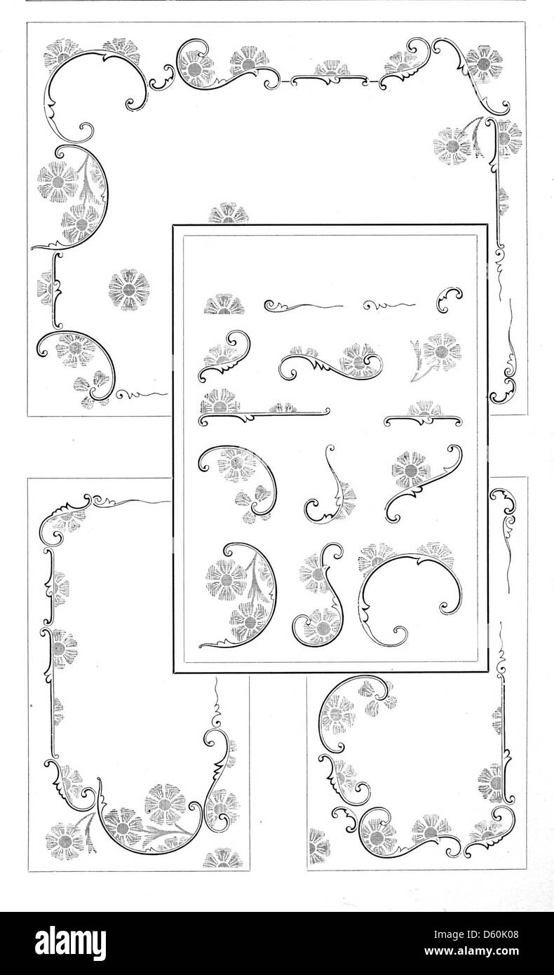 A catalogue illustration from 'Specimens of Type, Borders, Ornaments ...