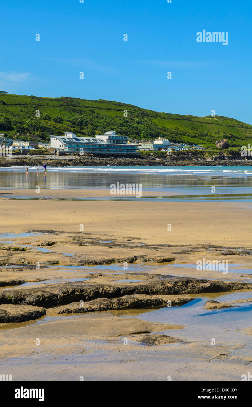Westward Ho! beach in summer, Devon, England Stock Photo - Alamy
