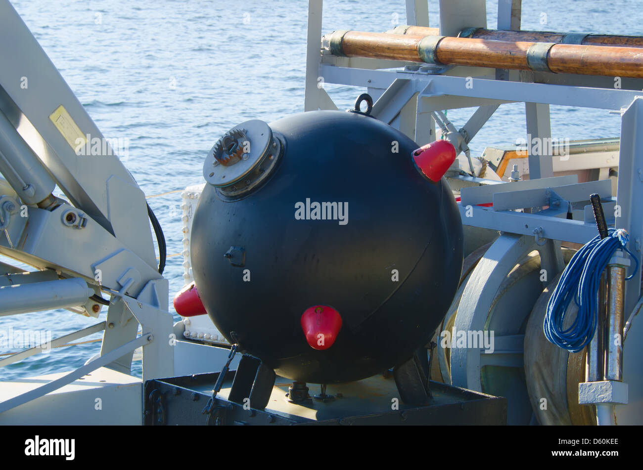Naval mine from the second world war Stock Photo - Alamy