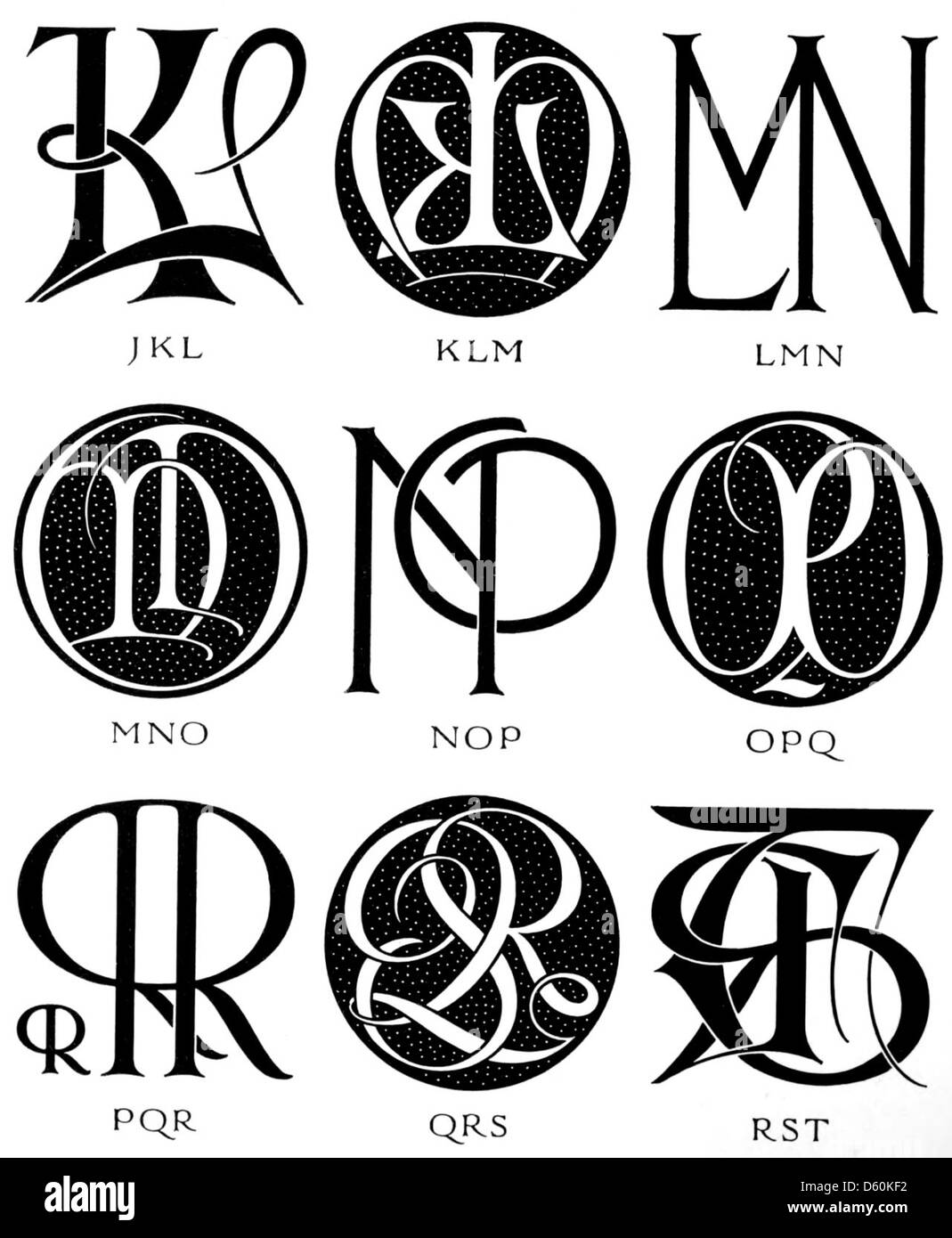 Monograms Ciphers 1906 High Resolution Stock Photography and Images - Alamy