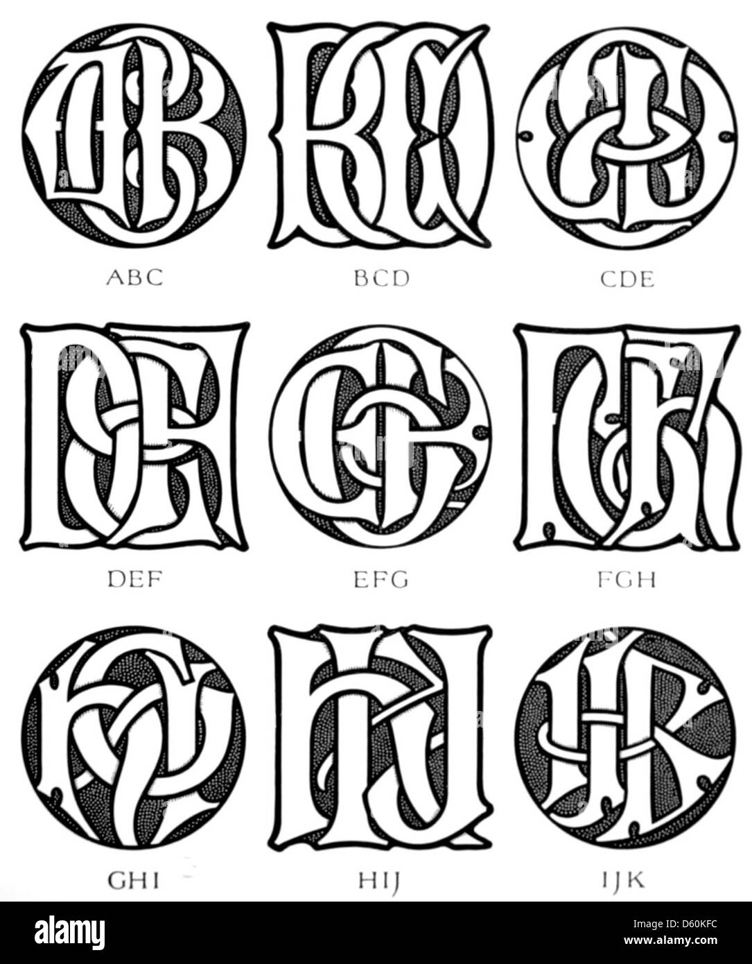 This 1906 publication focuses on the design and use of monograms and ...