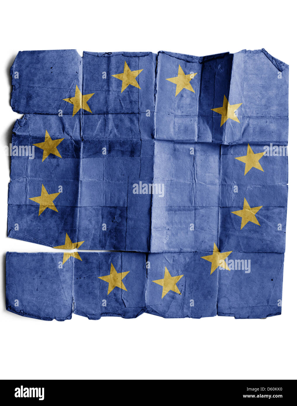 EU sign on old paper Stock Photo - Alamy