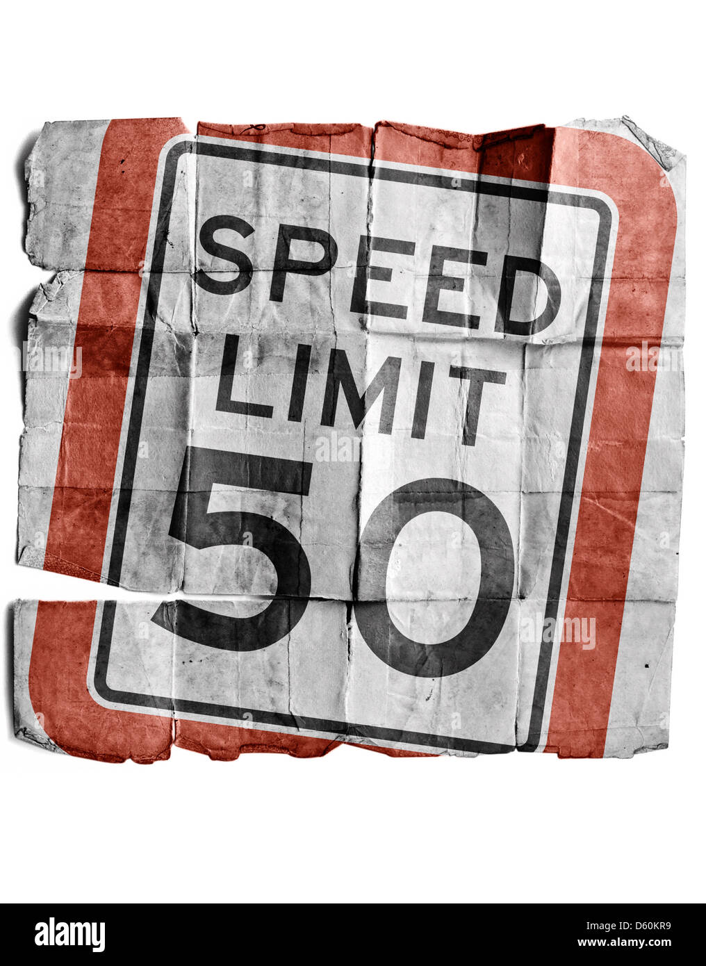 Speed limit 50 Stock Photo - Alamy