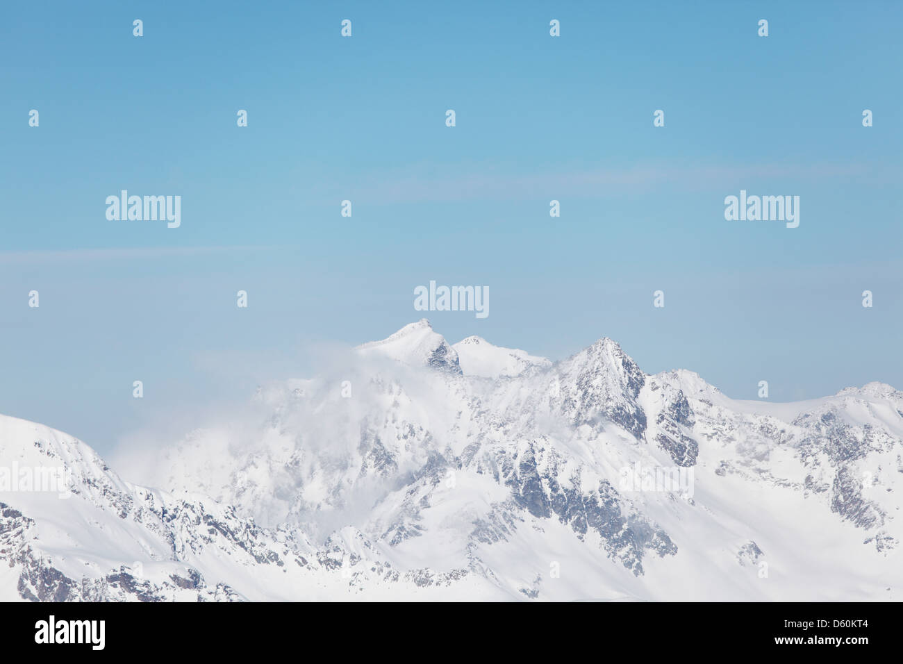 top of alps in sky Stock Photo - Alamy