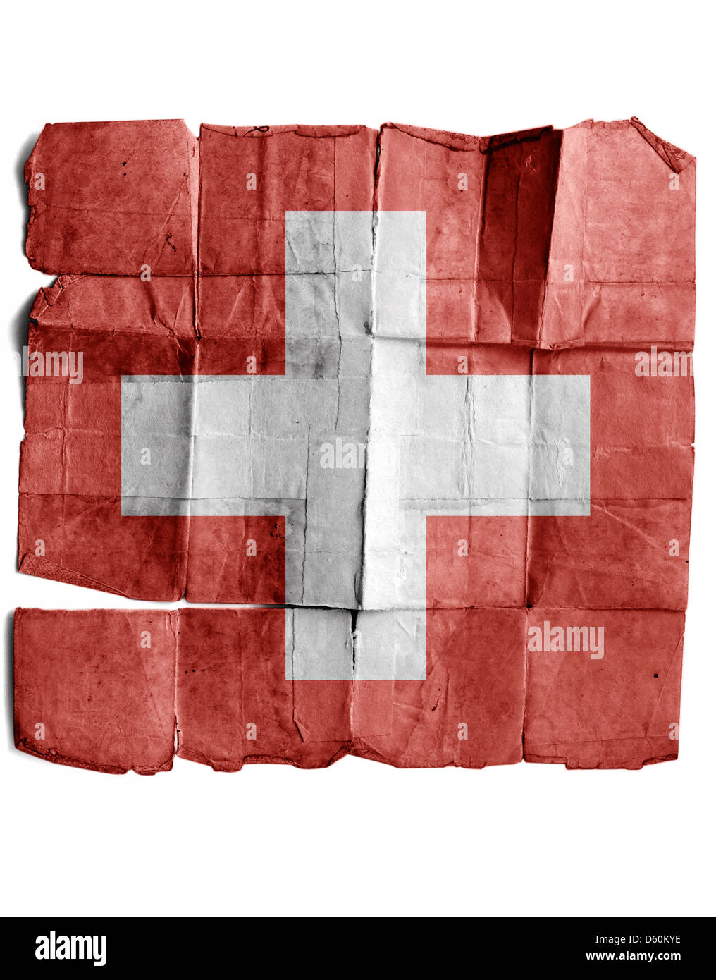 Switzerland flag on paper hi-res stock photography and images - Alamy
