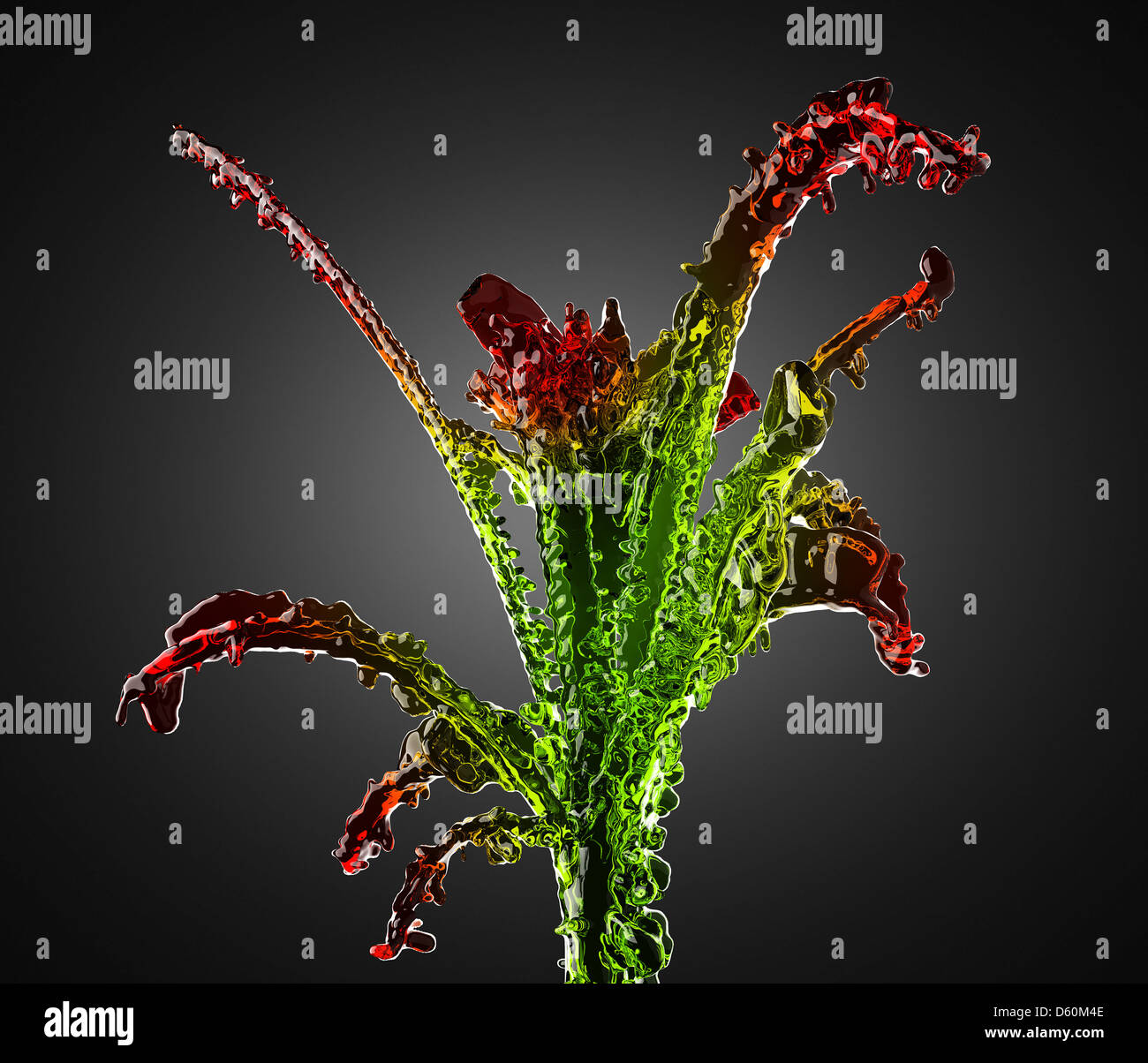 Flower of glass Stock Photo - Alamy