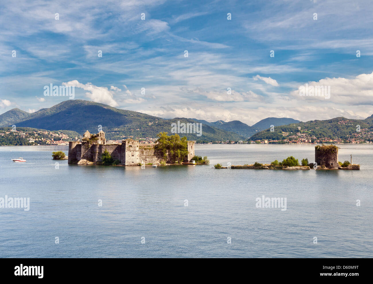 Castle of Cannero, Italy Stock Photo - Alamy