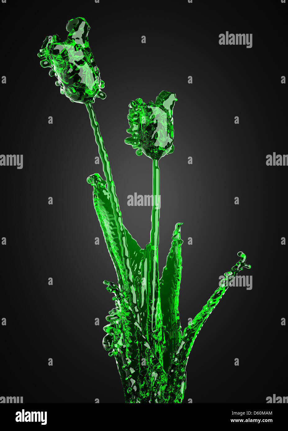 Flower of glass Stock Photo - Alamy