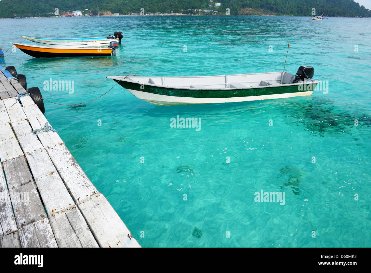 Beautiful beach jetty Stock Photo - Alamy