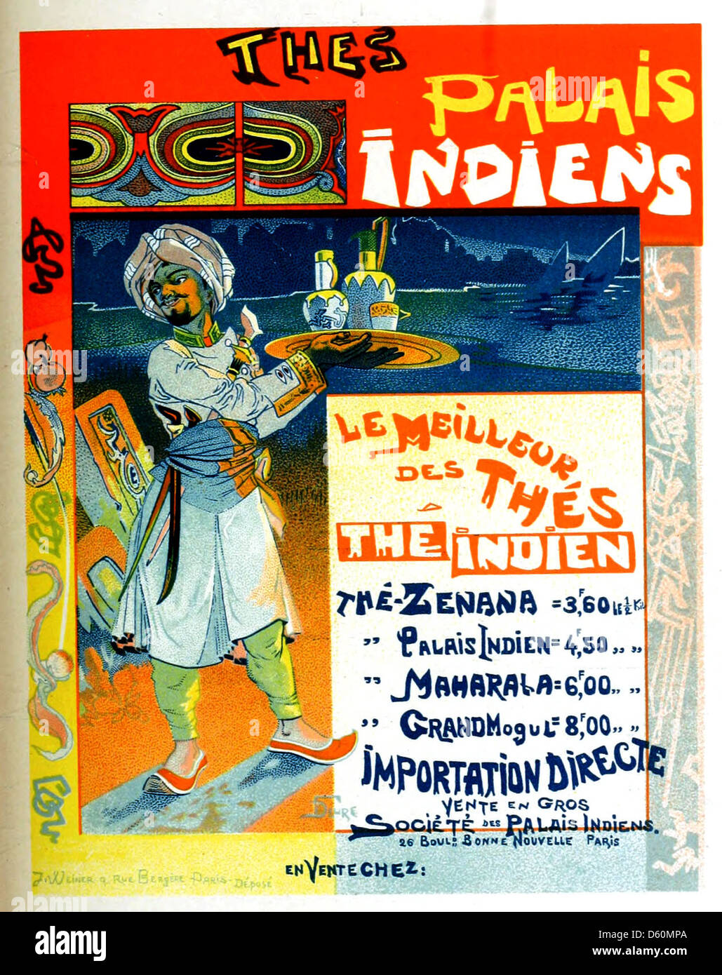 This collection of 19th-century French posters features 64 color ...