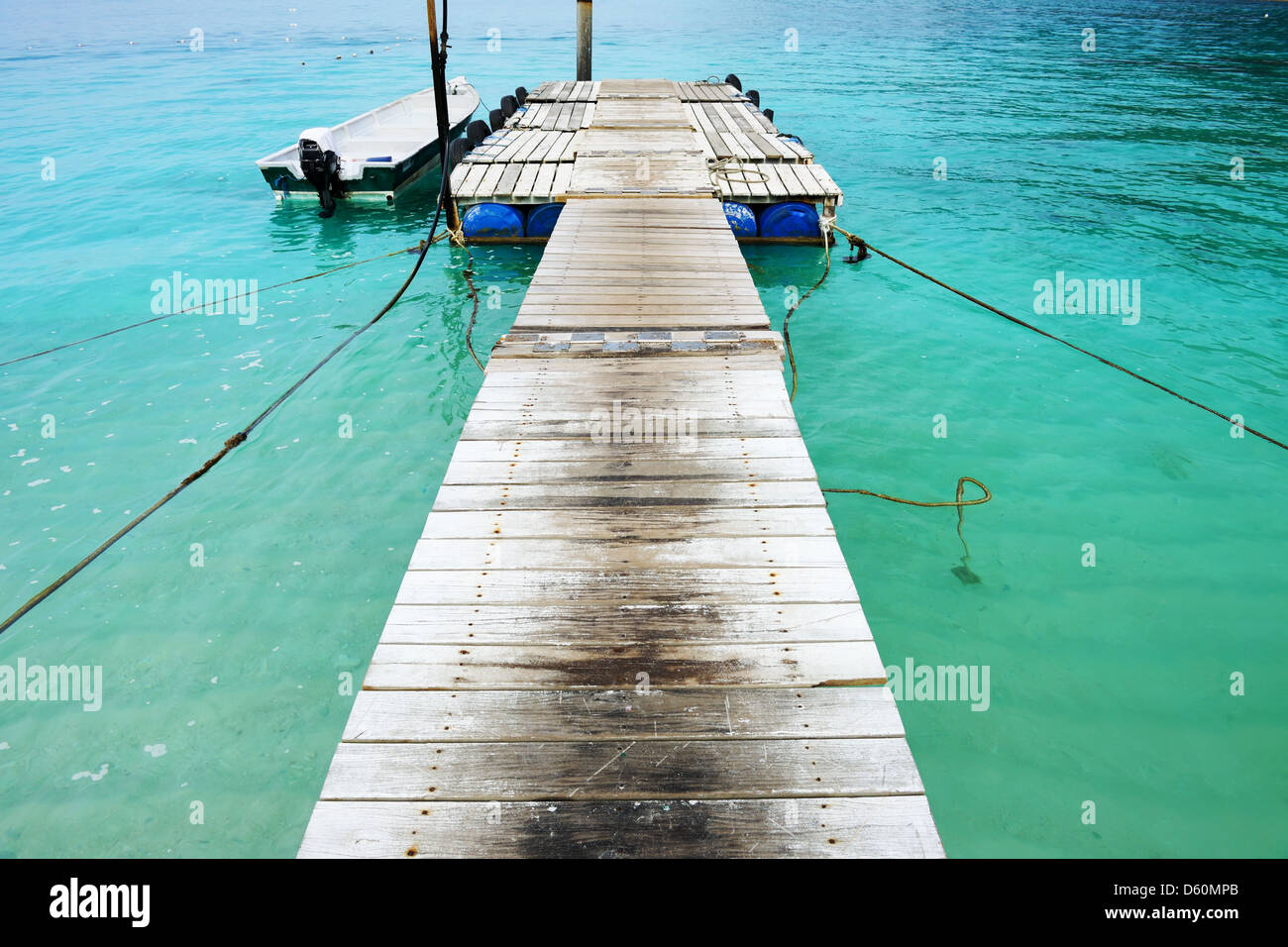 Beautiful beach jetty Stock Photo - Alamy