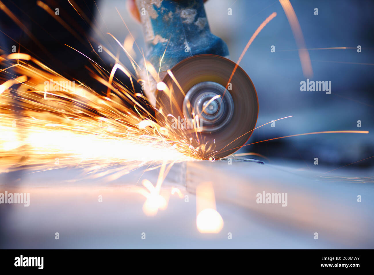 metal sawing close up Stock Photo - Alamy