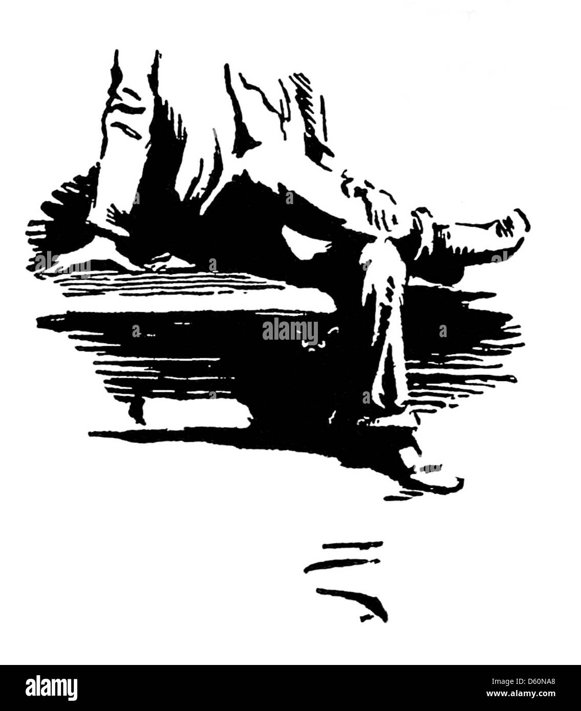 An illustration from 'Animal Heroes,' depicting an animal in a heroic ...