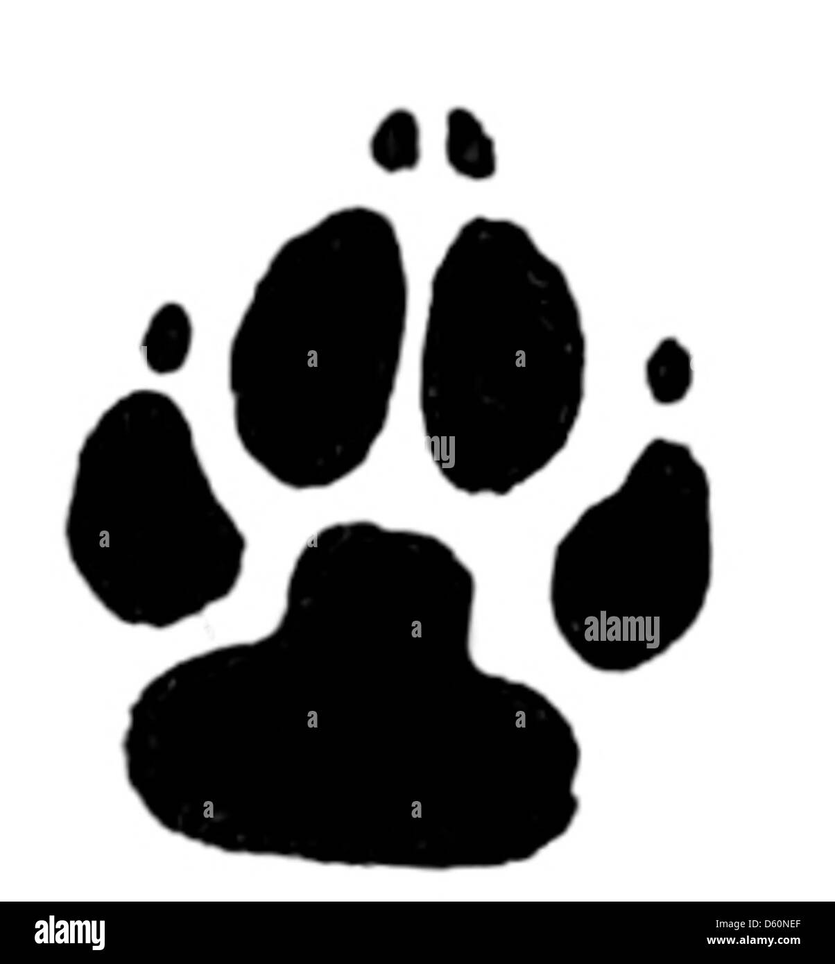 An image featuring the pawprint of an animal, symbolizing heroism or ...