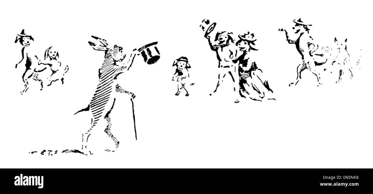 This image features a depiction of a hare, symbolizing the concept of ...