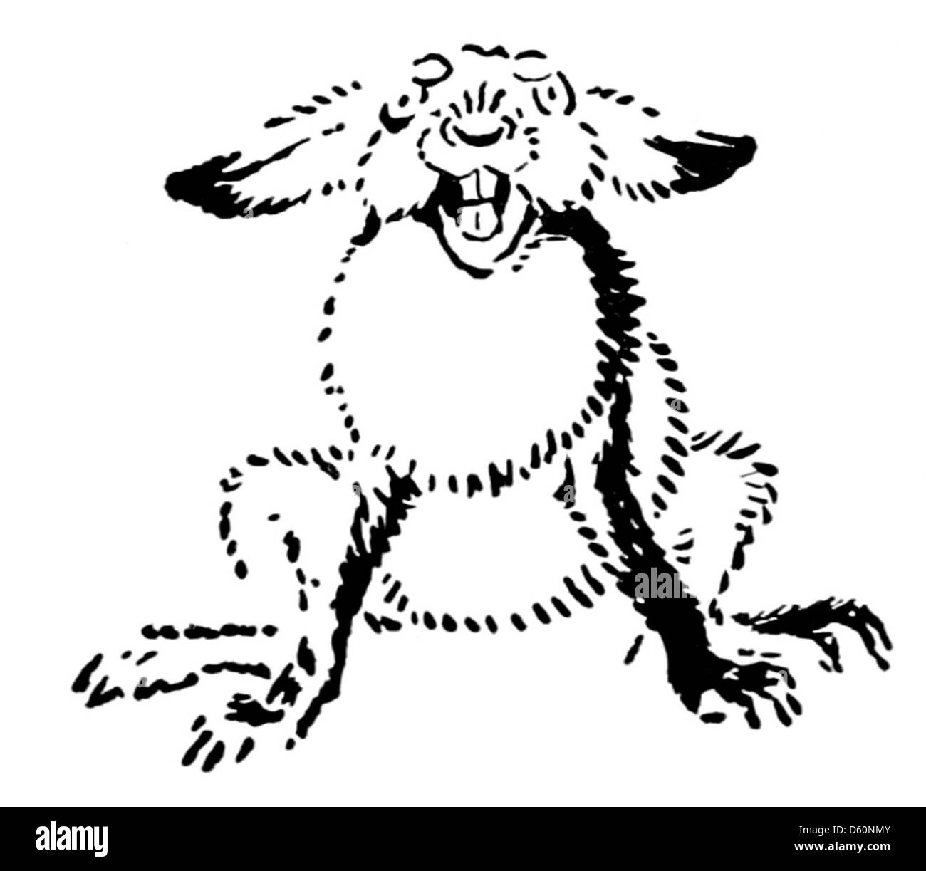 This image from the book 'Animal Heroes' features a hare and rabbit ...