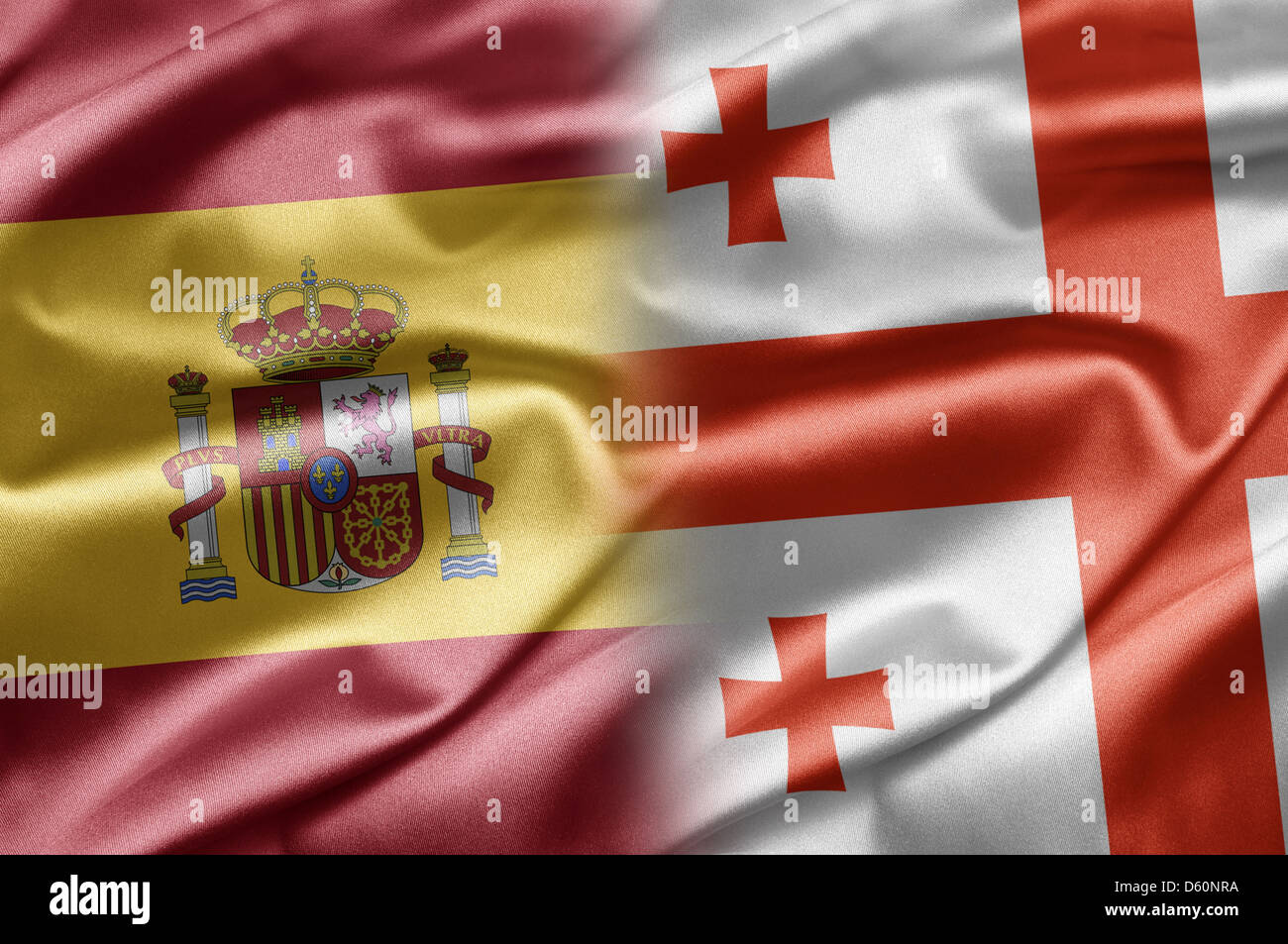 Georgia spain flag hi-res stock photography and images - Alamy