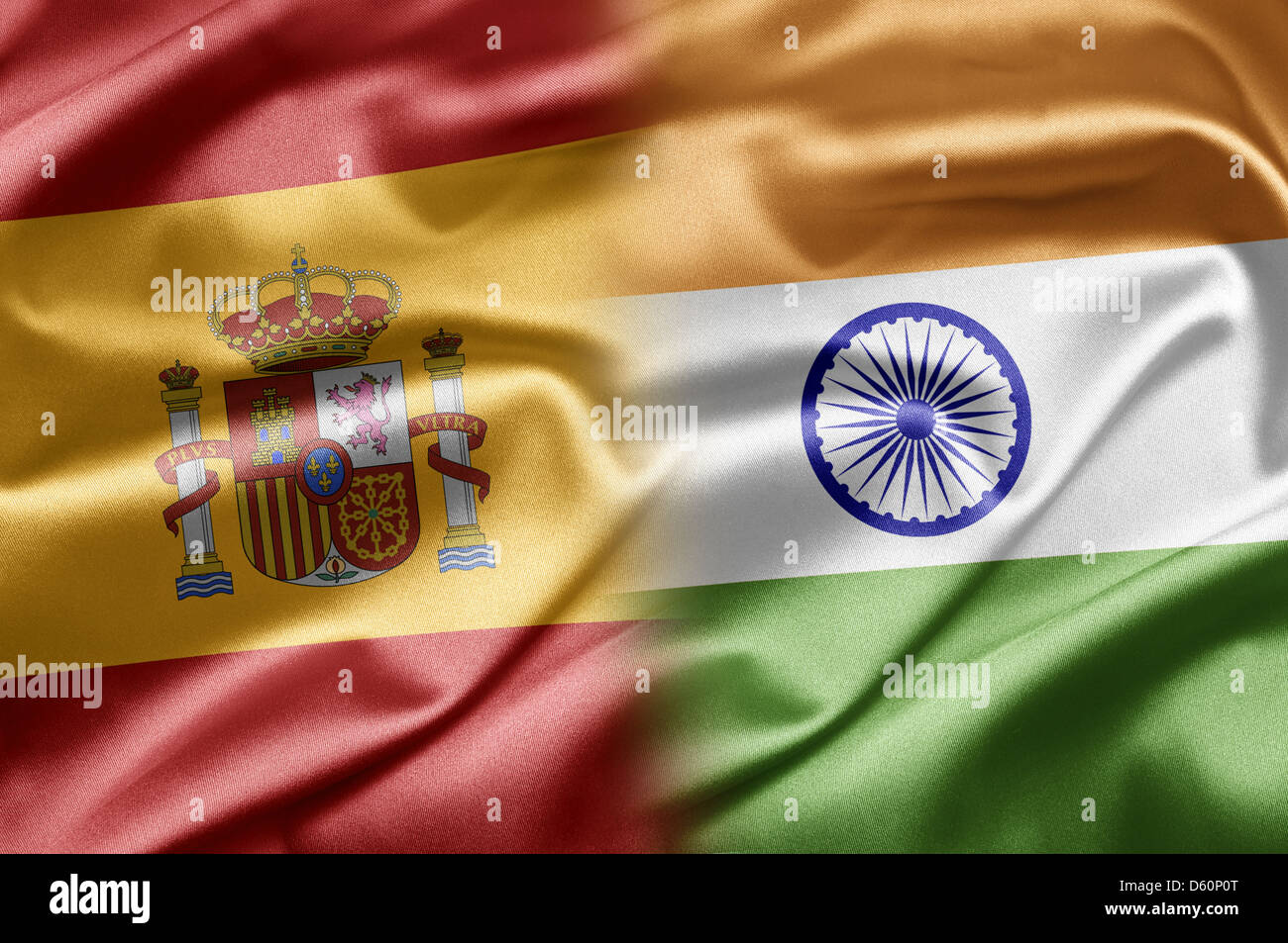 Spain and India Stock Photo - Alamy