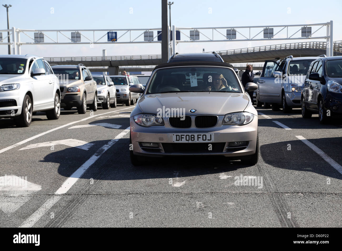 Calais dock Ferry Terminal France Stock Photo - Alamy