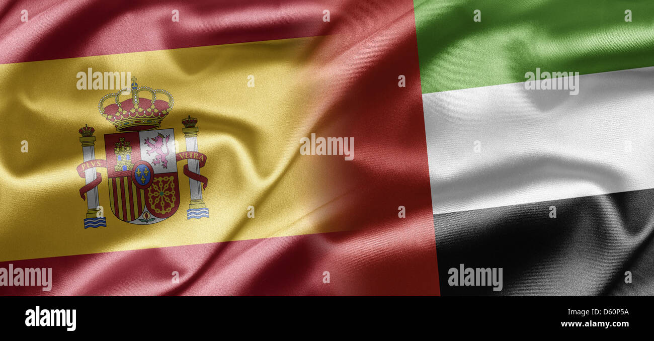 Emirates spain flag hi-res stock photography and images - Alamy