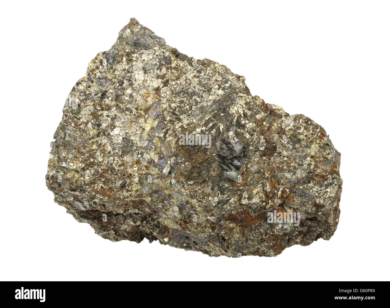 Mineral collection: chalcopyrite Stock Photo - Alamy