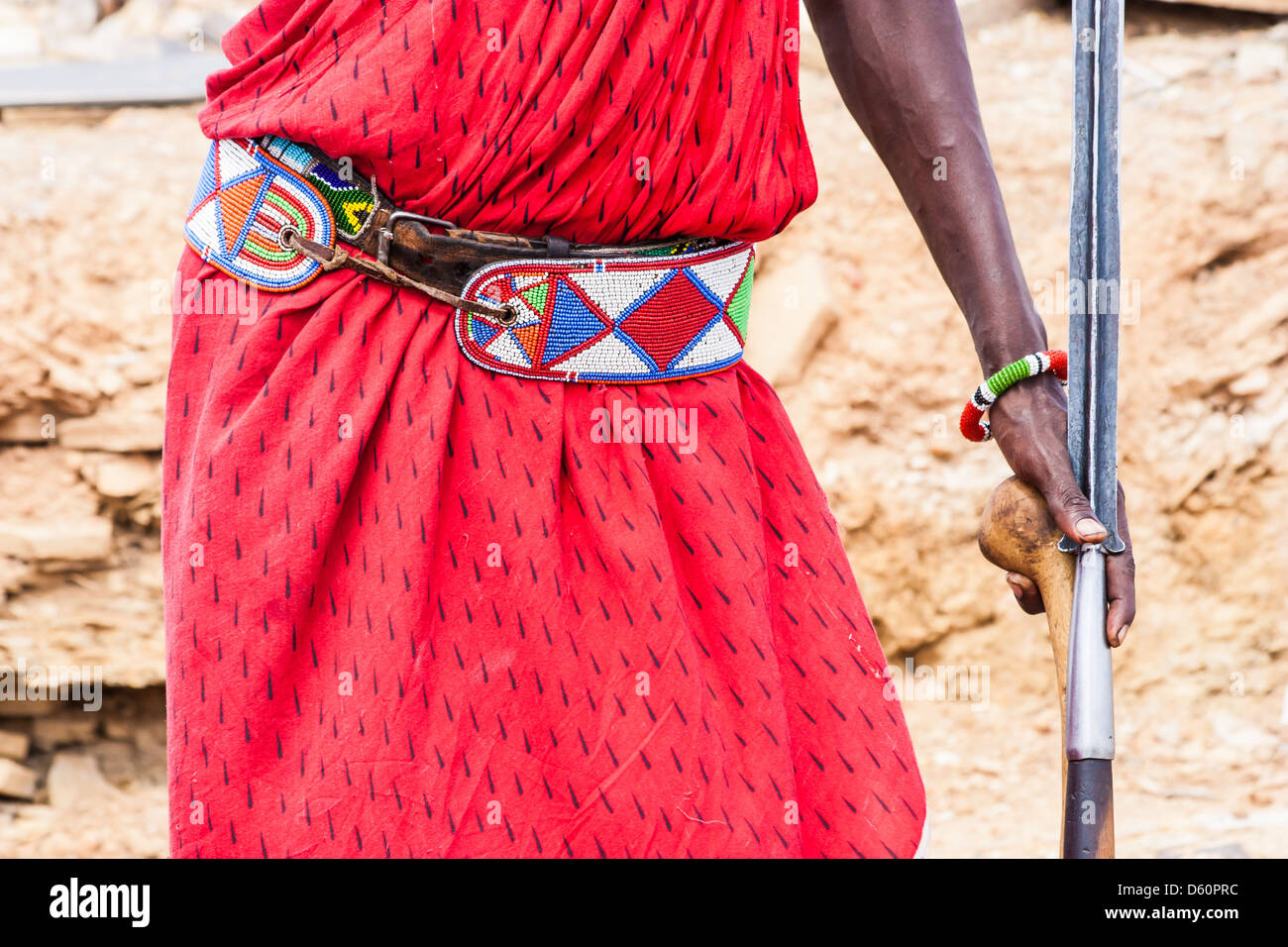 Masai man traditional costume hi-res stock photography and images - Alamy