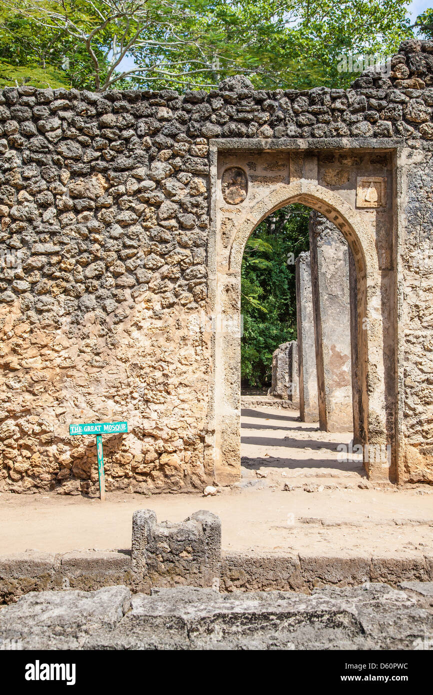 Gede ruins kenya hi-res stock photography and images - Alamy