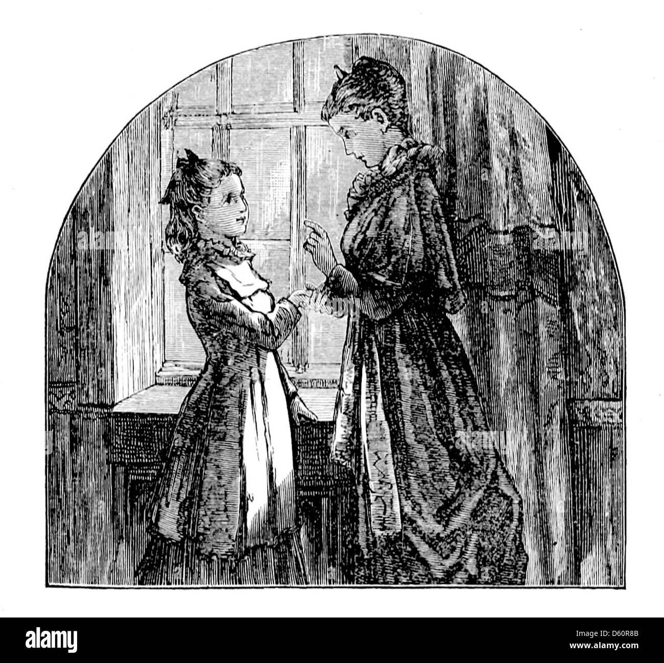 This image is from a 1882 book titled 'A Book About Baby,' a vintage ...