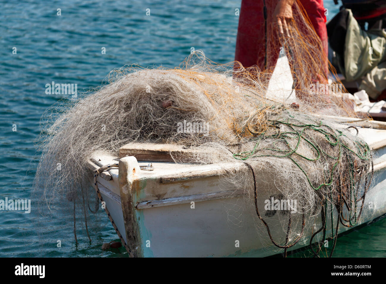 Old trawler nets hi-res stock photography and images - Alamy