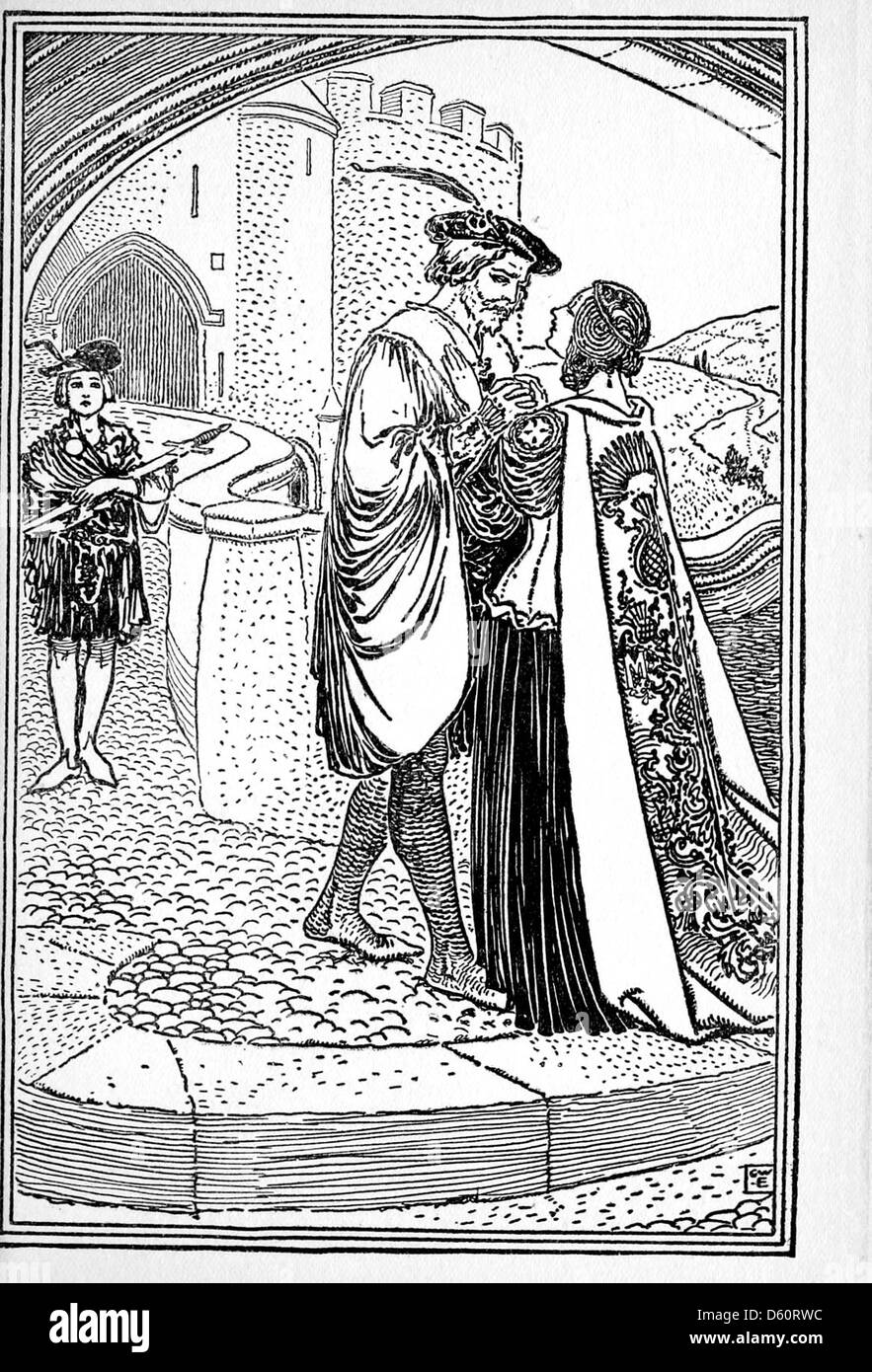 A book of old English ballads (1910 Stock Photo - Alamy