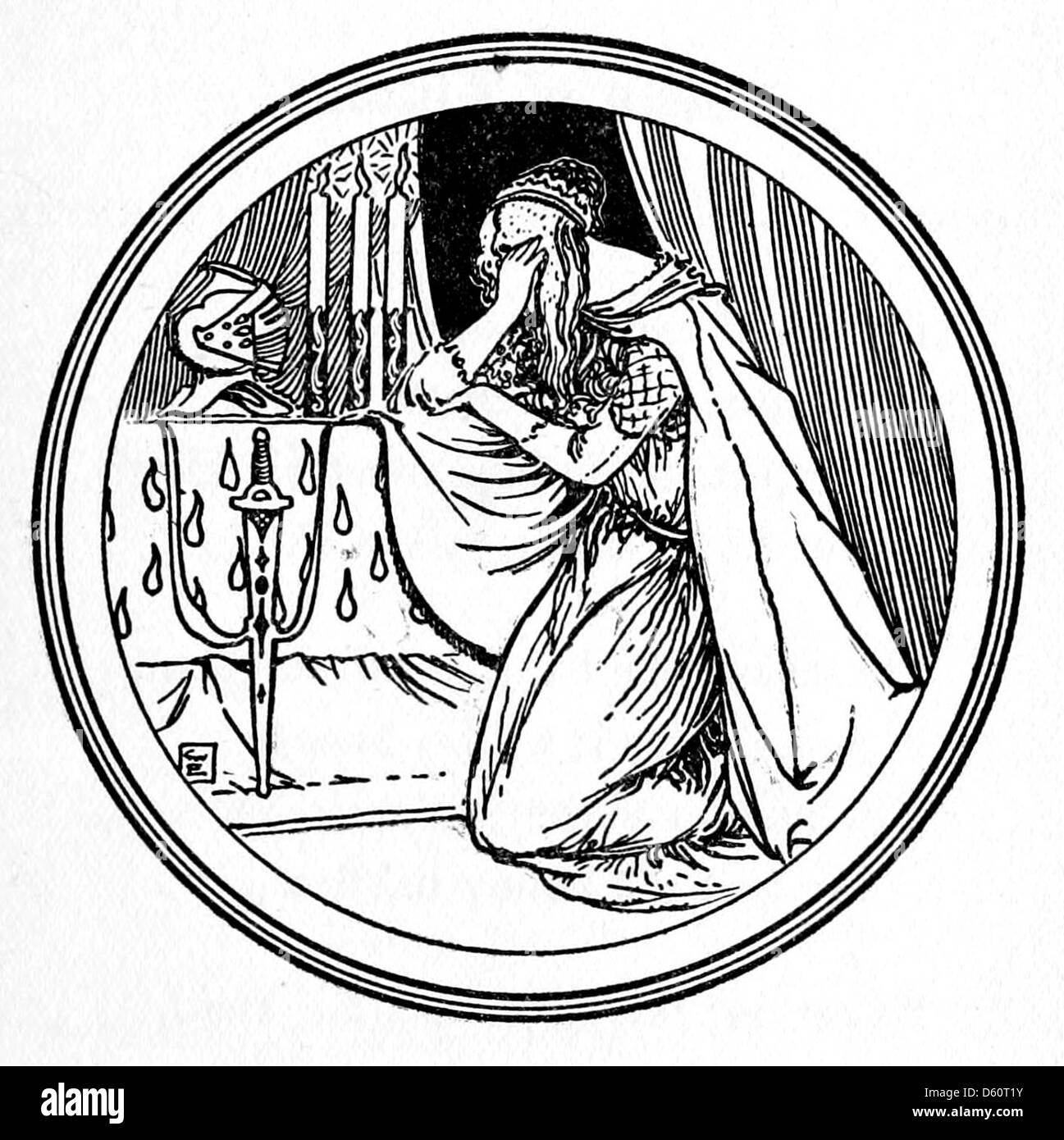 A 1910 collection of old English ballads, often depicting themes of ...