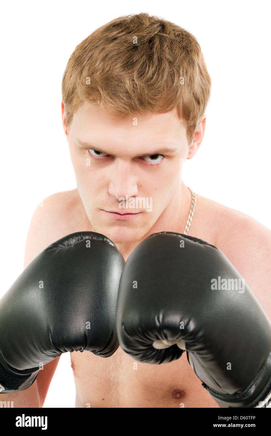 Angry young man Stock Photo - Alamy