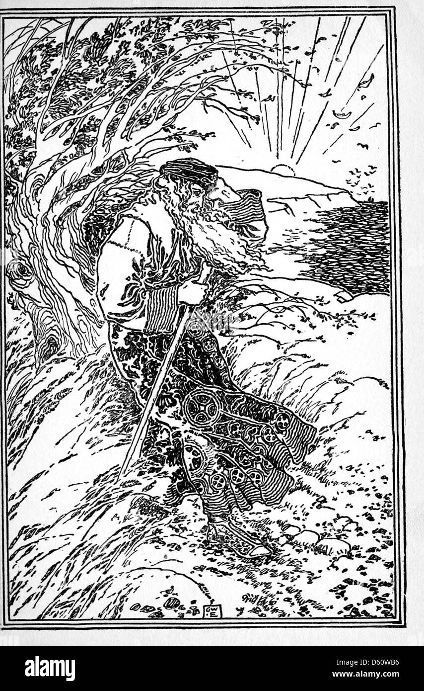 This image is from a 1910 collection of old English ballads, possibly ...