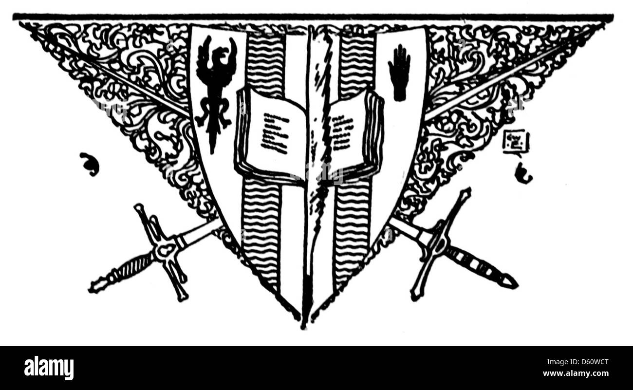 This image, from the 1910 book 'A Book of Old English Ballads,' depicts ...